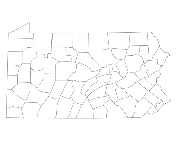 100,000 Pennsylvania map counties Vector Images | Depositphotos