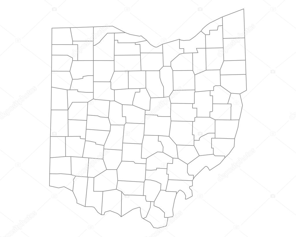 Ohio Outline Vector