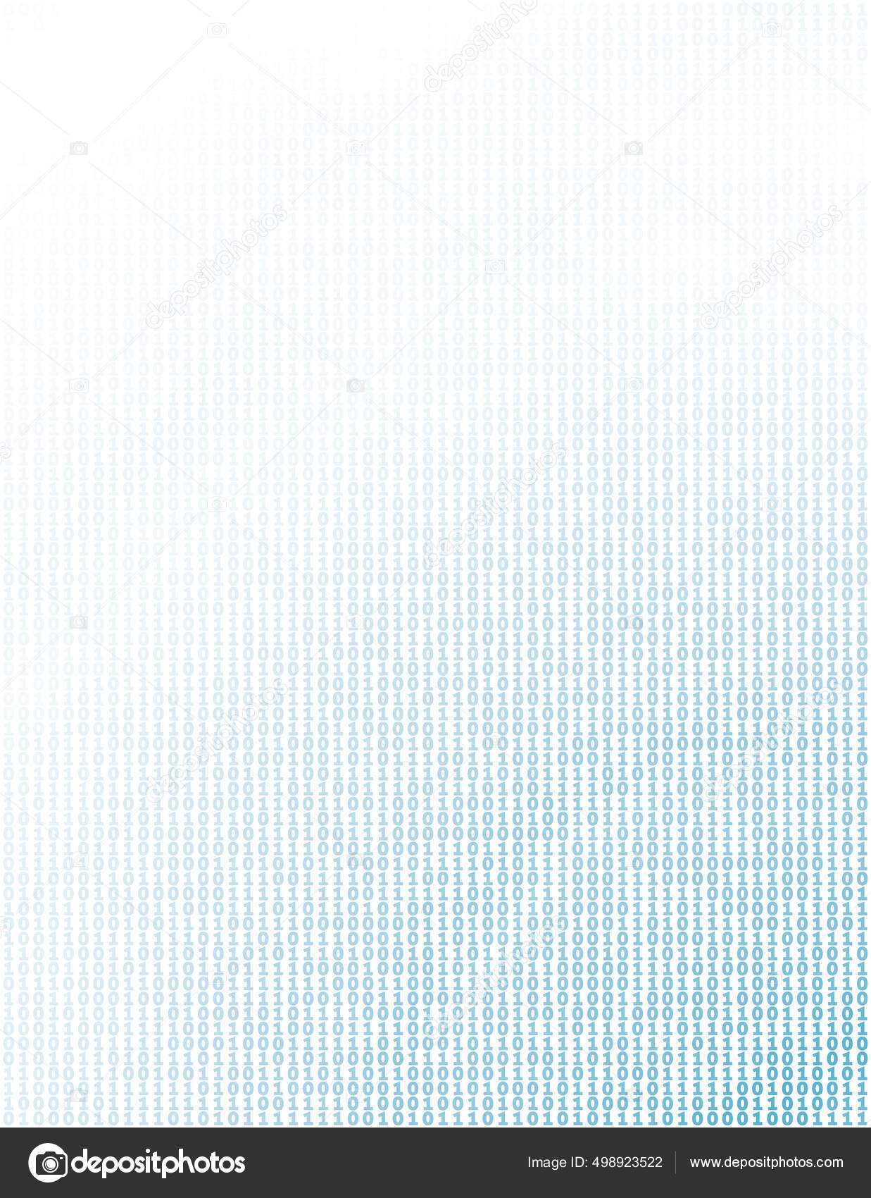 Simple Minimal Background Gradient Binary Code Digital Vector Graphic Pattern Stock Vector Image ...
