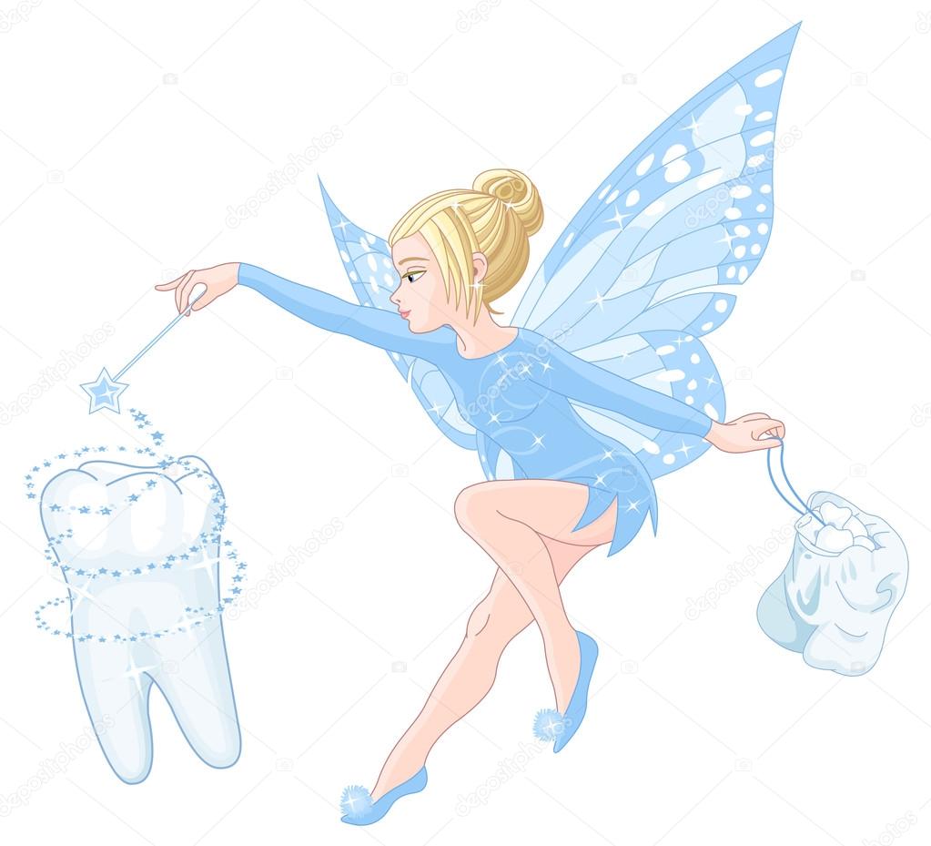 Cute tooth fairy Stock Vector by ©Dazdraperma 72819663 Cute tooth fairy Stock Vector by ©Dazdraperma 72819663