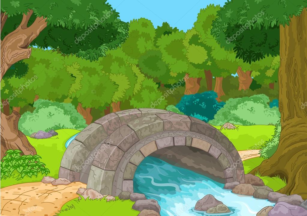 Stone Bridge Clipart