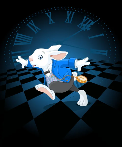 708 White rabbit alice Vector Images | Depositphotos