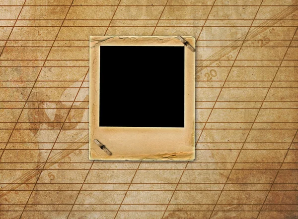 Old paper slides for photos on rusty abstract background Stock Photo by ...