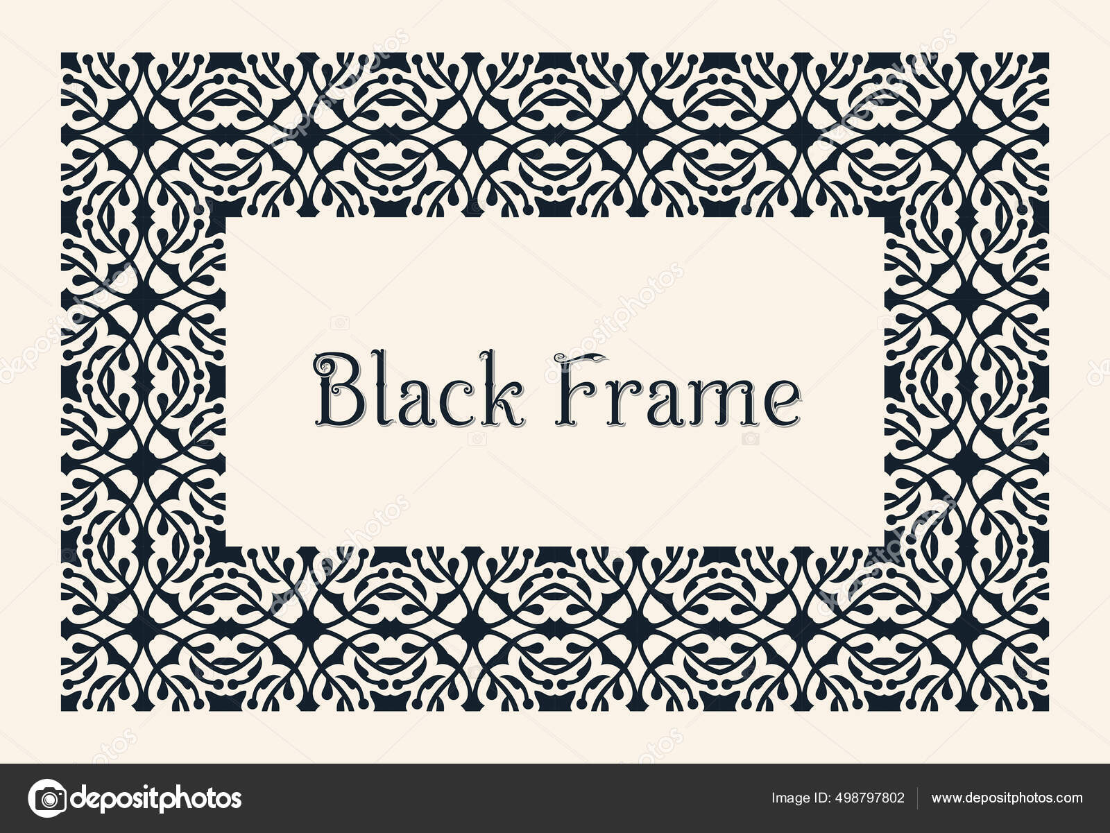 Doğu altın Arapça vektör satırları tasarım şablonları. Kartı ve ...