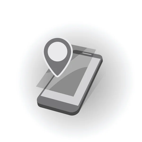 Mobile geo location searching Stock Vector Image by ©antkevyv #121234646