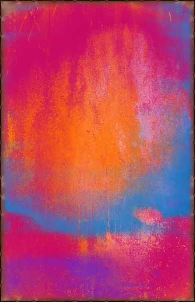 Screaming Color Texture with Rusty Seams Along Edges - Stock Image ...