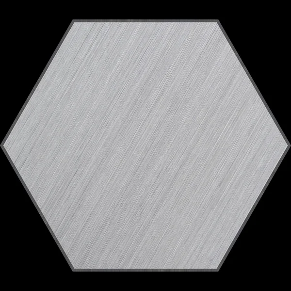 Panel biselado de aluminio hexagonal con camino de recorte 2024