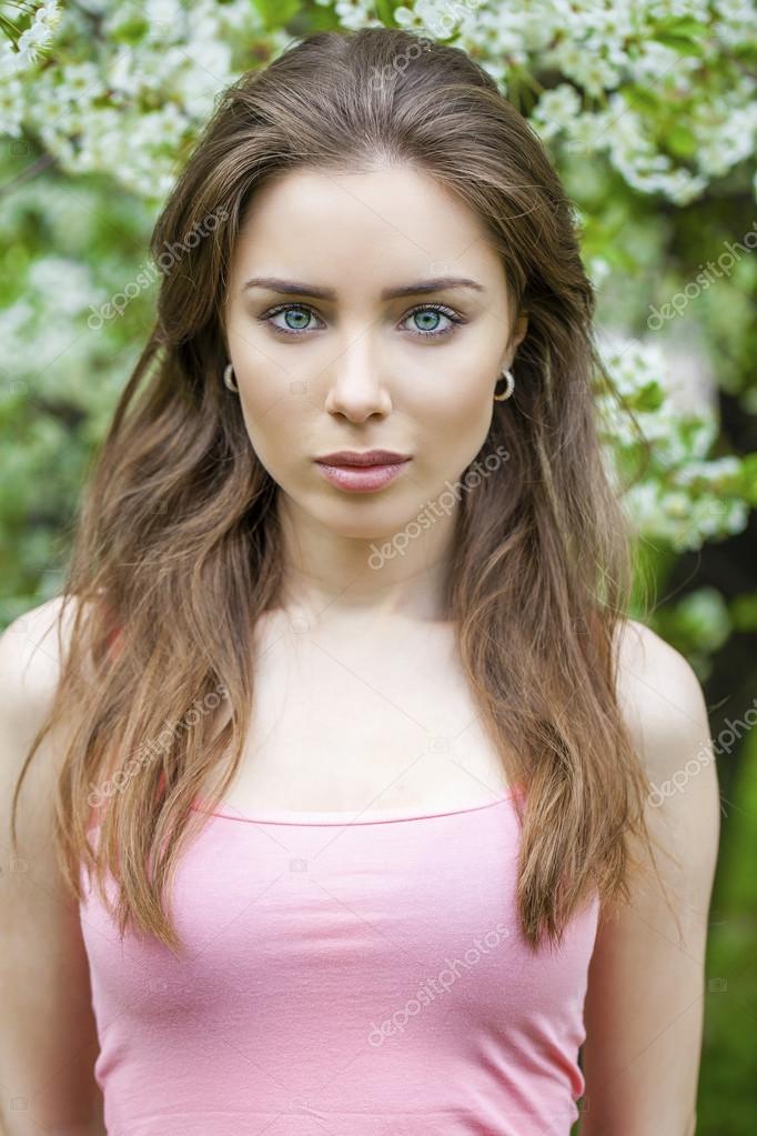Young Very Beautiful Brunette Telegraph