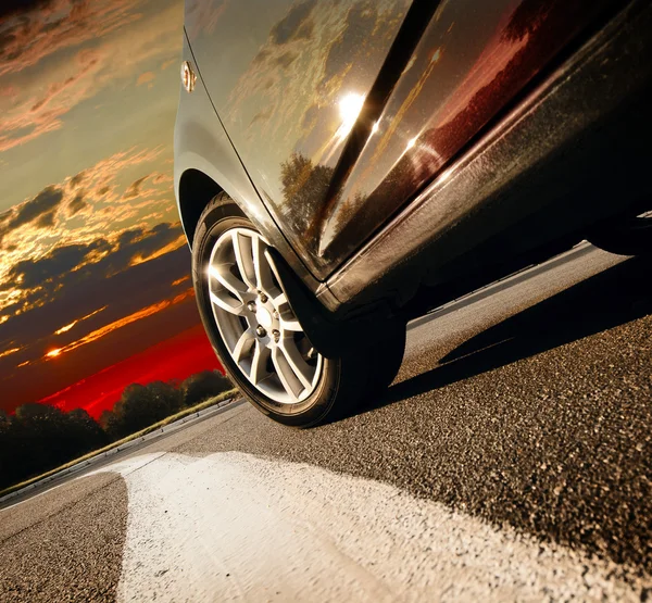 A car driving on a motorway Stock Photo by ©jonson 81383930