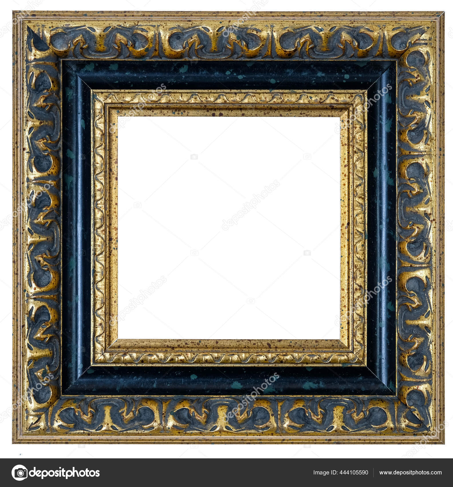 Black Frame Highlighted Object White Background Stock Photo by ...