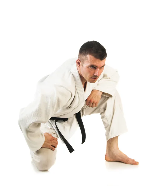 Handsome man practicing jiu-jitsu Stock Photo by ©nanka-photo 37700755