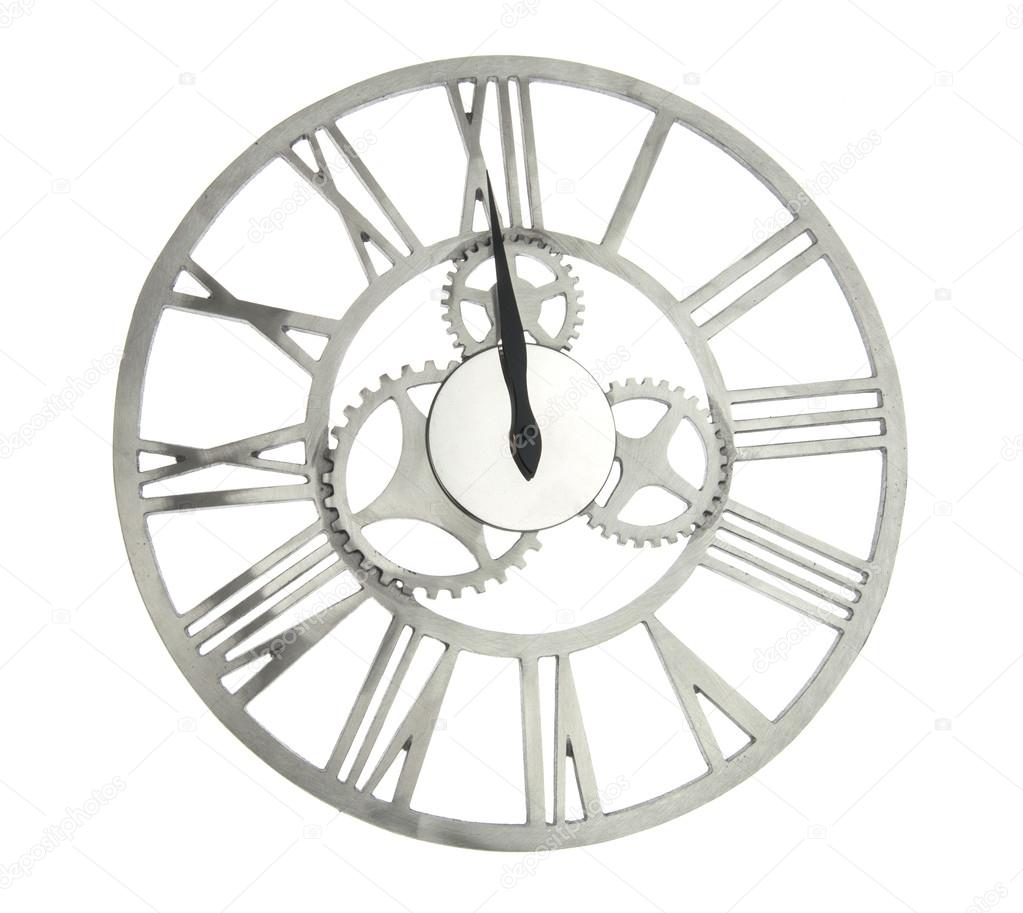 Vintage clock with cog wheels Stock Photo by ©nanka-photo 85423698