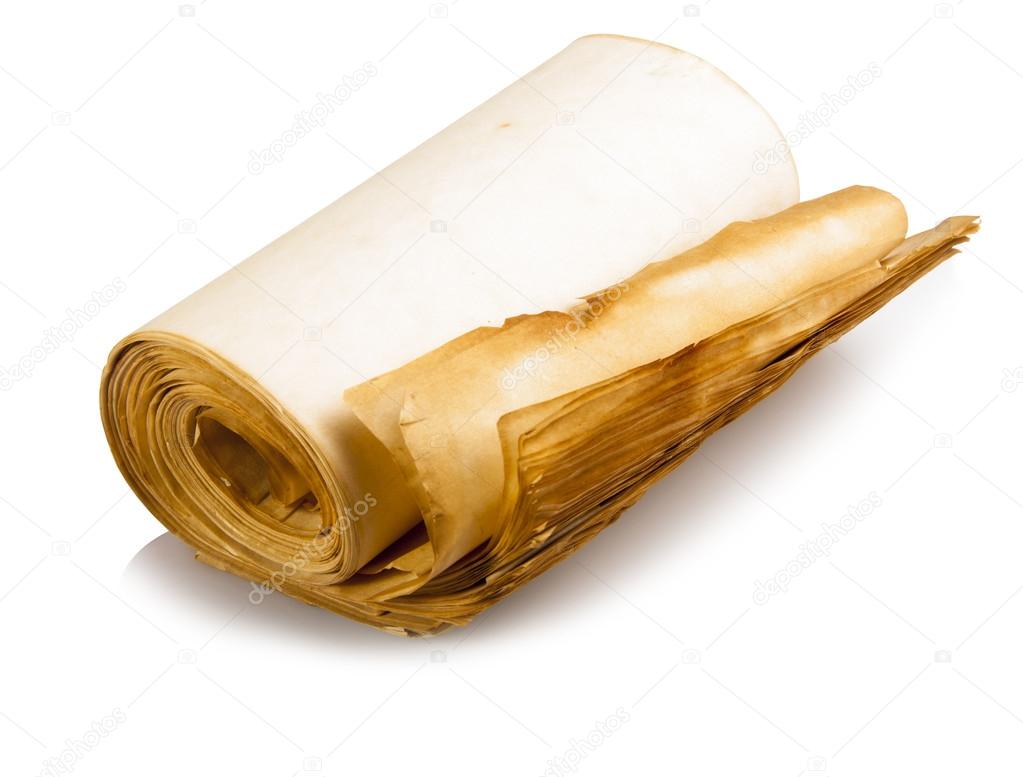 Old paper scroll Stock Photo by ©nanka-photo 99596132