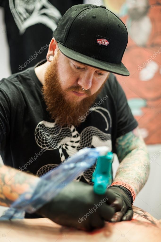 Tattoo Artist At Work Photography