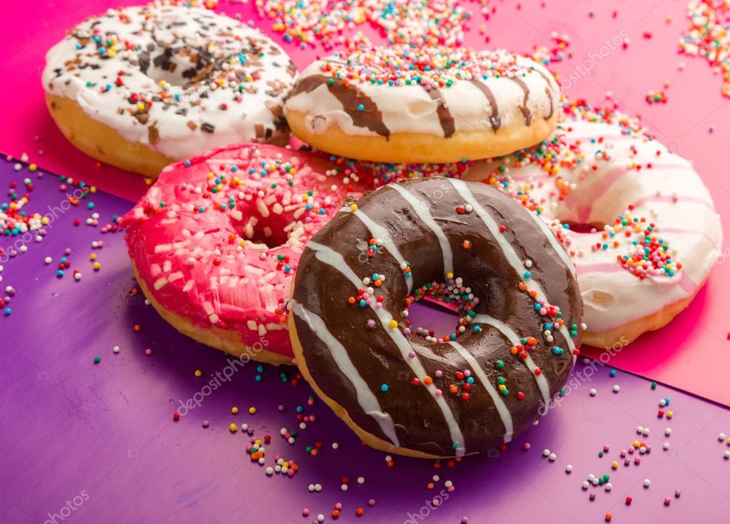 Real Donut Background