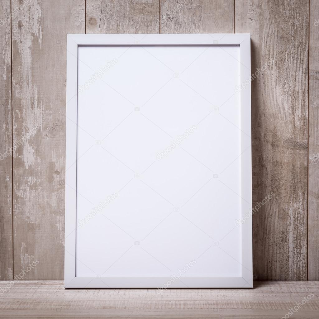 Empty White Picture Frames