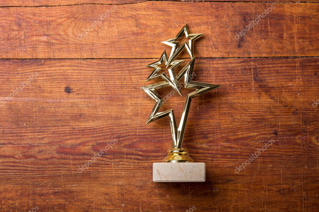 Star award with space for text on white background Stock Photo by ...