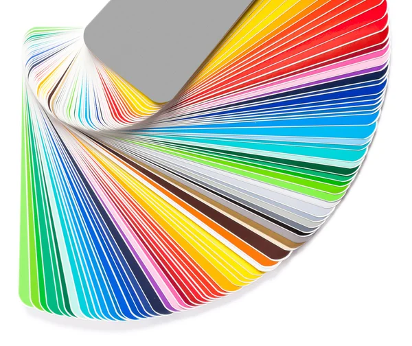 Color guide spectrum swatch samples rainbow on white background Stock ...