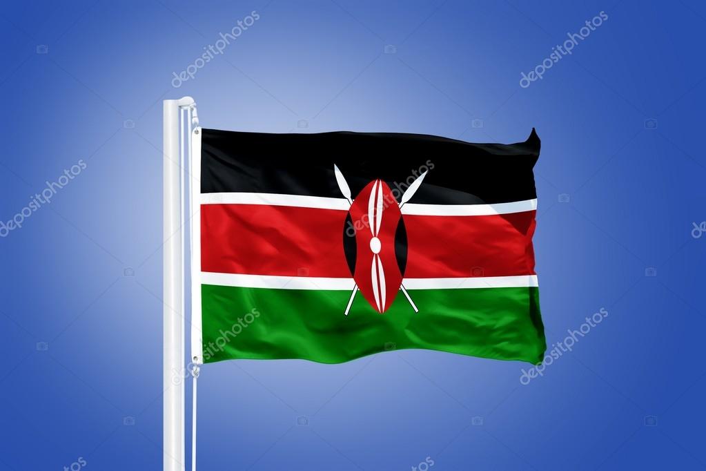 Kenyan Flag Flying