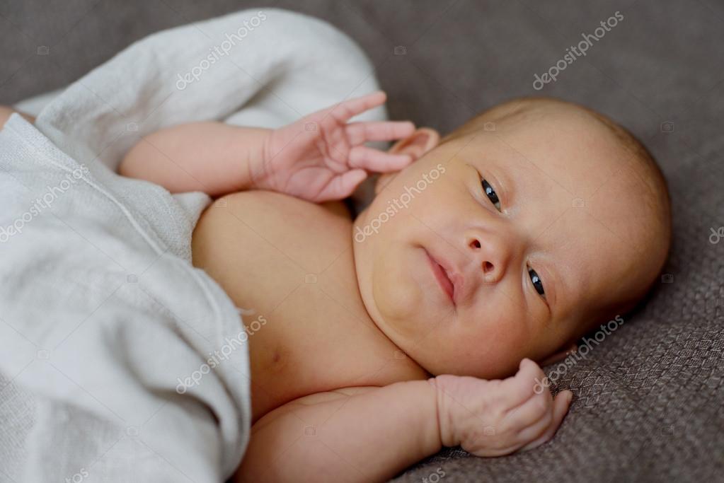 Newborn tiny baby — Stock Photo © Reanas #61647205