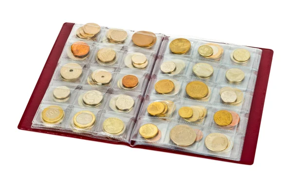 Collection of world money coins in album Stock Photo by ©Violin 149451676