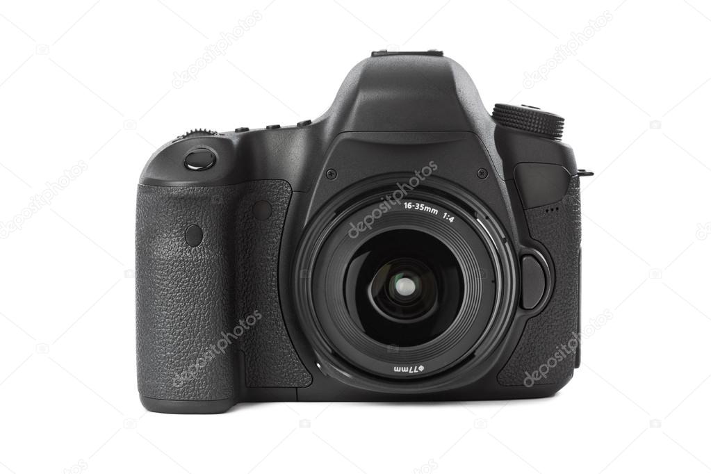 Photo camera isolated on white background Stock Photo by ©Violin 114024366