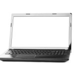 17 inch wide notebook - front view Stock Photo by ©yoka66 2211244