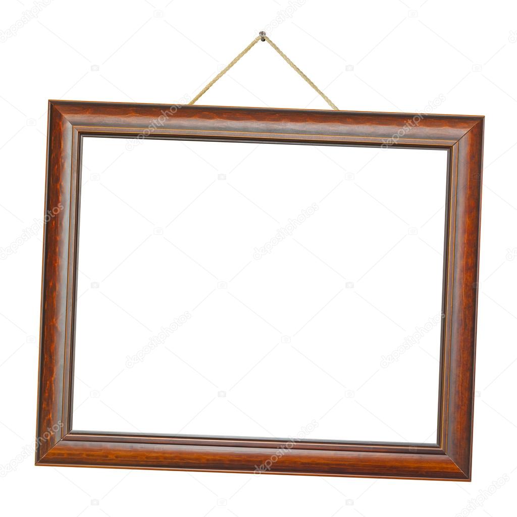 Retro frame on rope Stock Photo by ©Violin 53430407