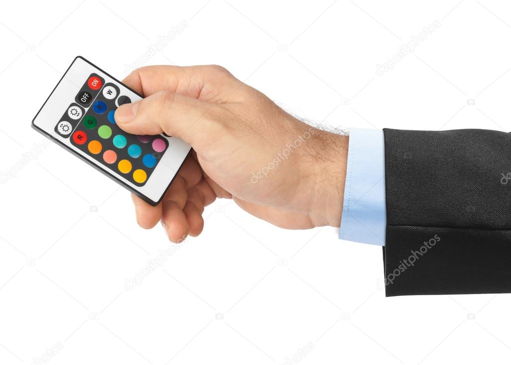 Control remoto para cambiar los colores en la mano 2023