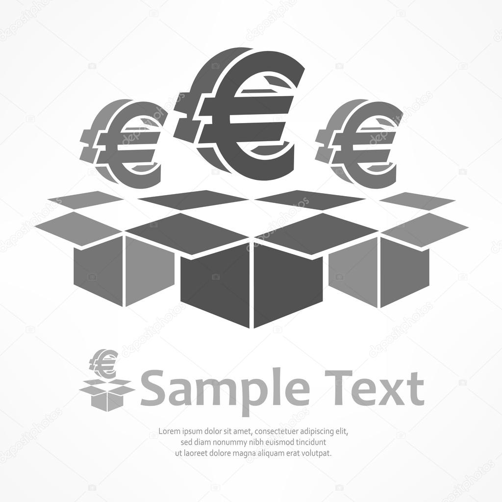 Euro signs in boxes Stock Vector Image by ©creatOR76 #113900758