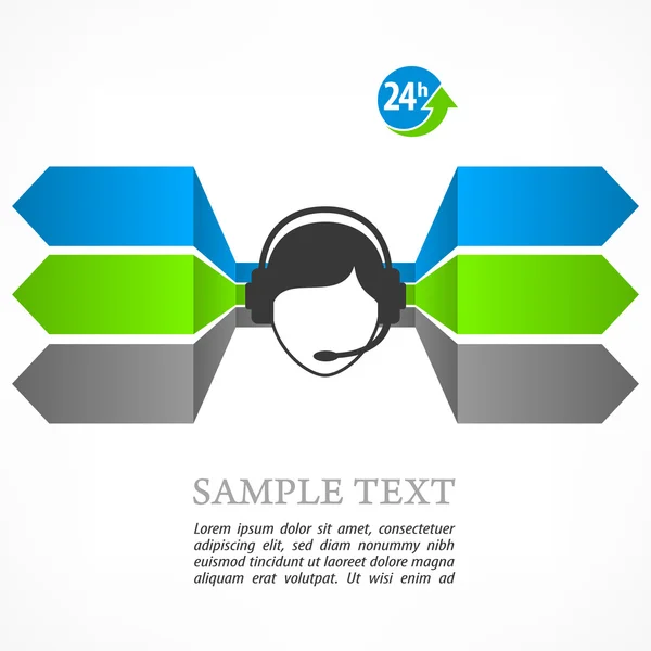 Call center infographic Vector Art Stock Images | Depositphotos