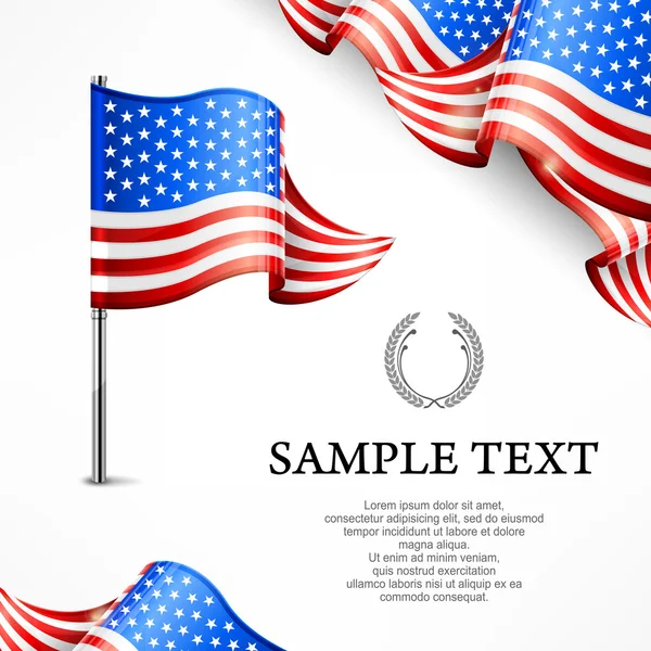 American flag text Vector Art Stock Images | Depositphotos