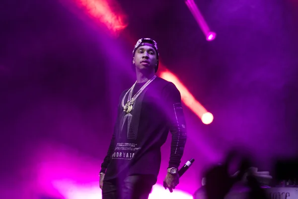 Rap concert of Tyga in Moscow - Stock Image - Everypixel
