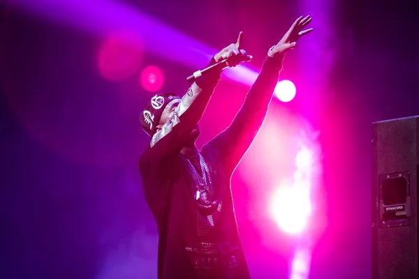 Rappers Performing On Stage