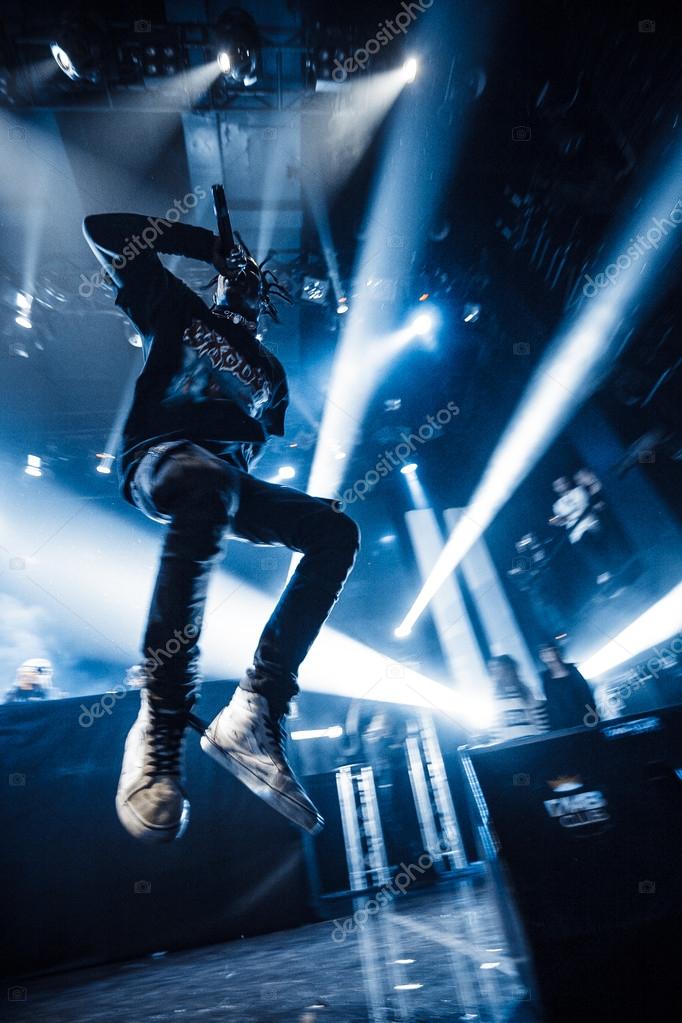 Travis Scott performing in Moscow – Stock Editorial Photo ...