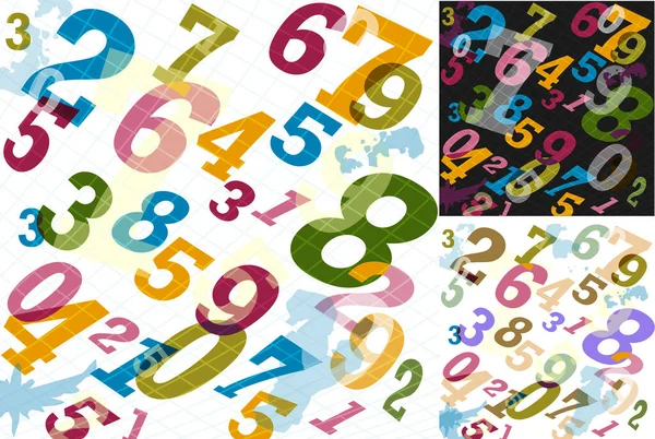 Mathematical Digital Code Background Abstract Vector Illustration ...