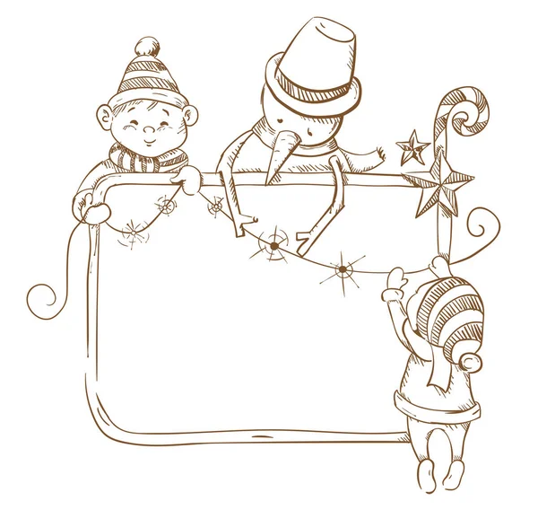 Karácsonyi harang doodle rajz Imagens de Stock de Arte Vetorial ...