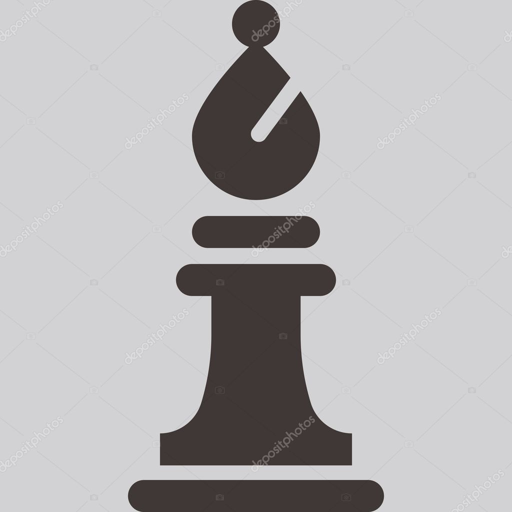 Chess icon - chess bishop Stock Vector Image by ©iaRada #85715804