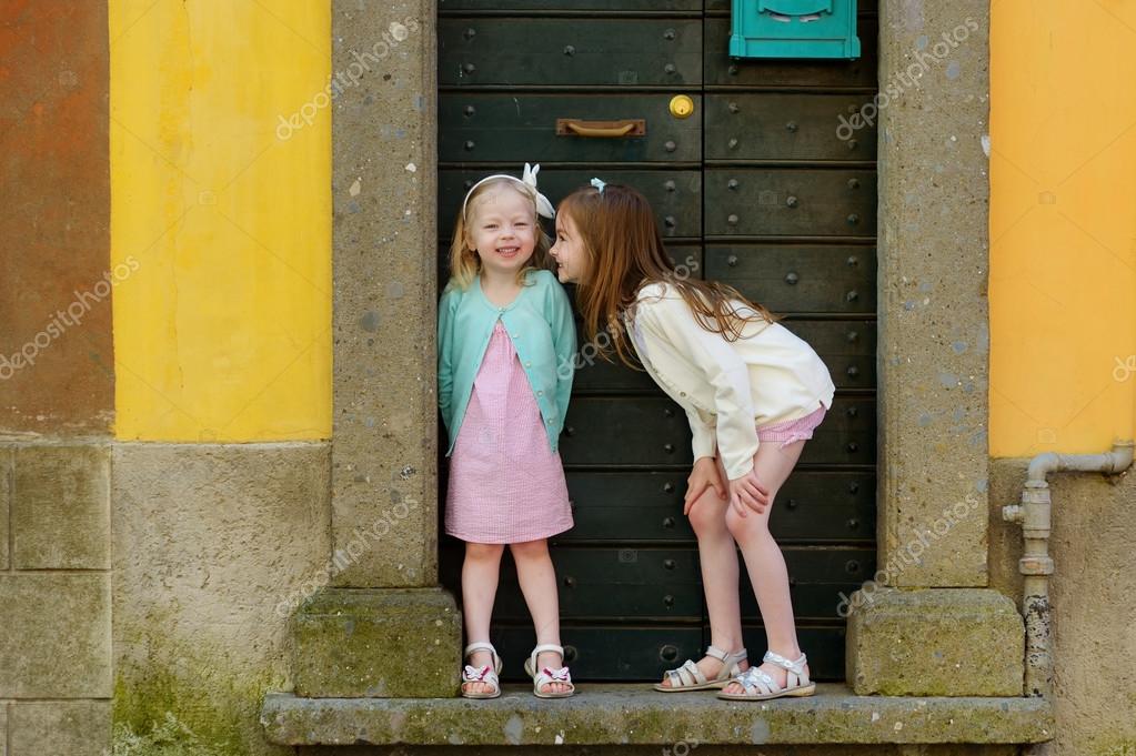 Sisters having fun together — Stock Photo © MNStudio #75377015