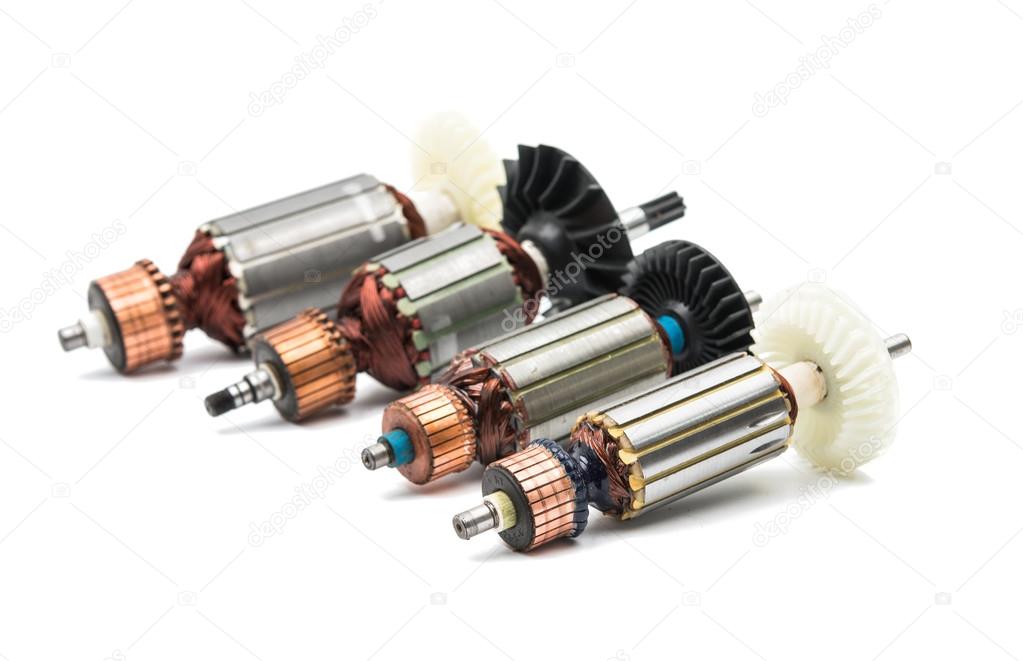 Electric motor rotor isolated Stock Photo by ©ksena32 109557766