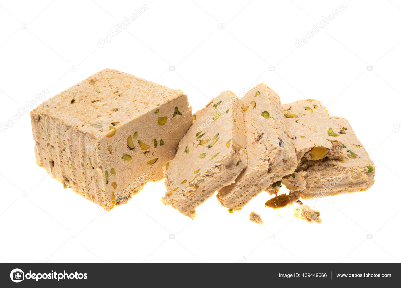 Halva Isolated White Background — Stock Photo © ksena32 #439449666