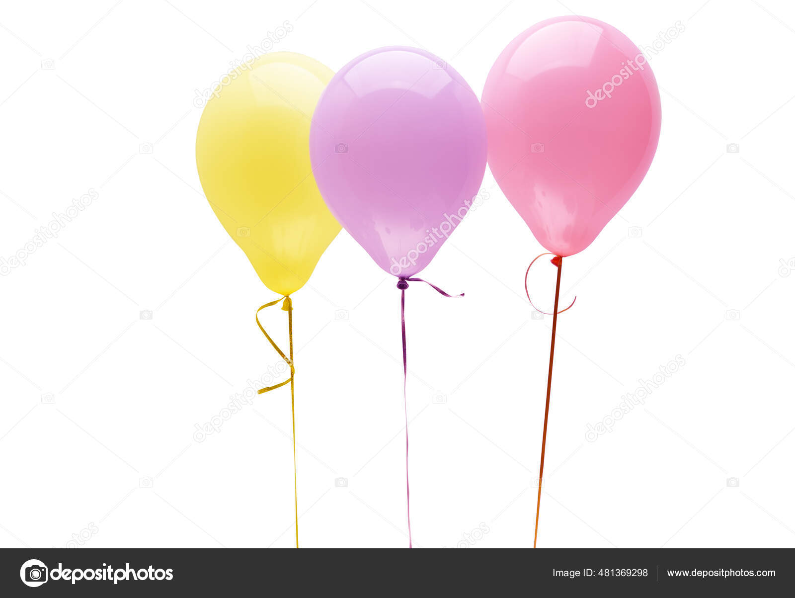Balloons Helium Isolated White Background — Stock Photo © ksena32 ...