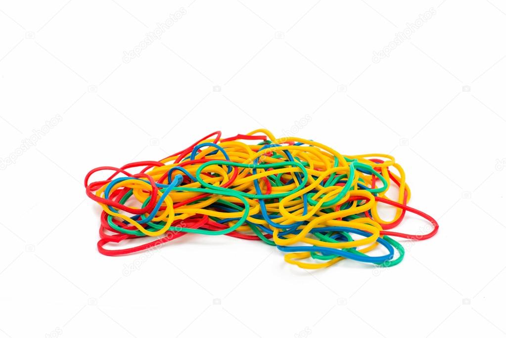 Colorful rubber bands Stock Photo by ©ksena32 58642239
