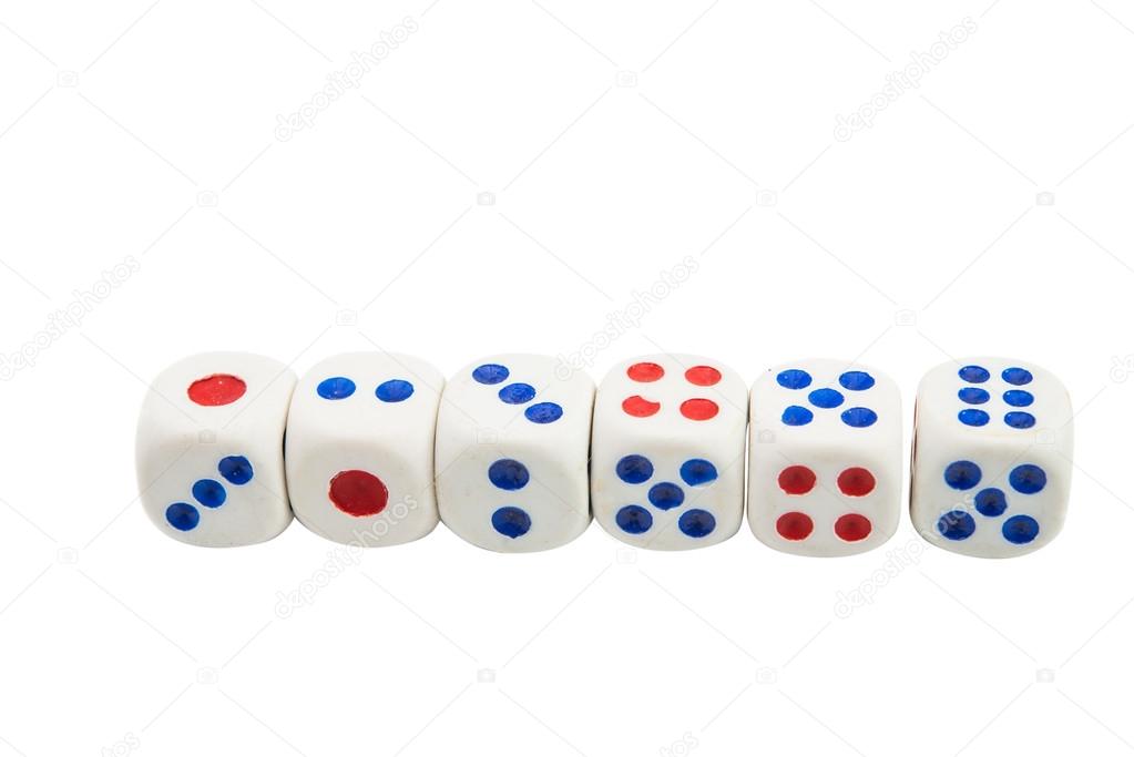 Dice isolated cube Stock Photo by ©ksena32 95269040