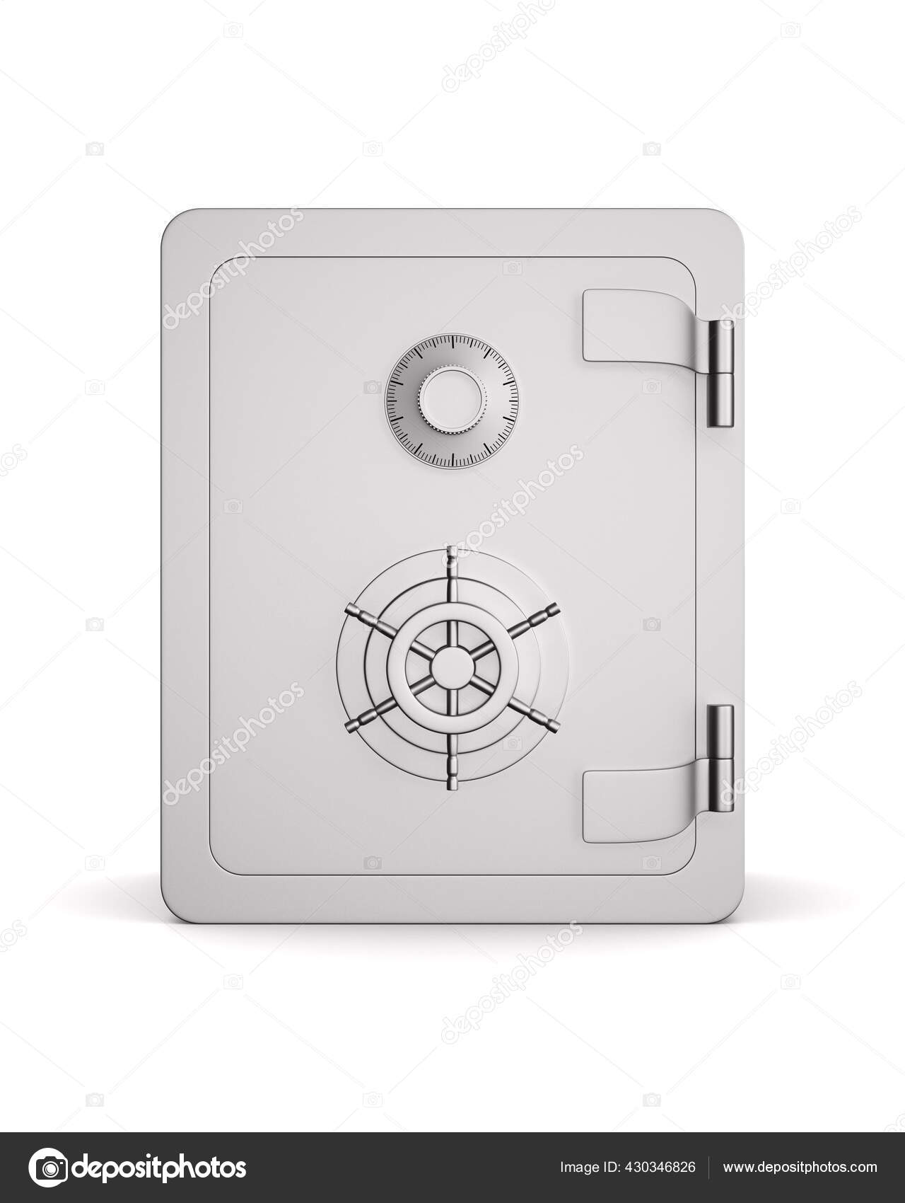 Safe White Background Isolated Illustration Stock Photo by ©ISergey ...