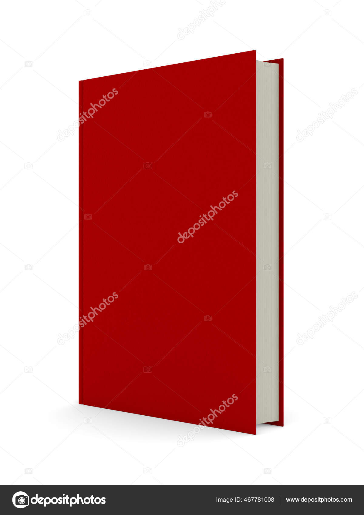 Red Book White Background Isolated Illustration Stock Photo by ©ISergey ...