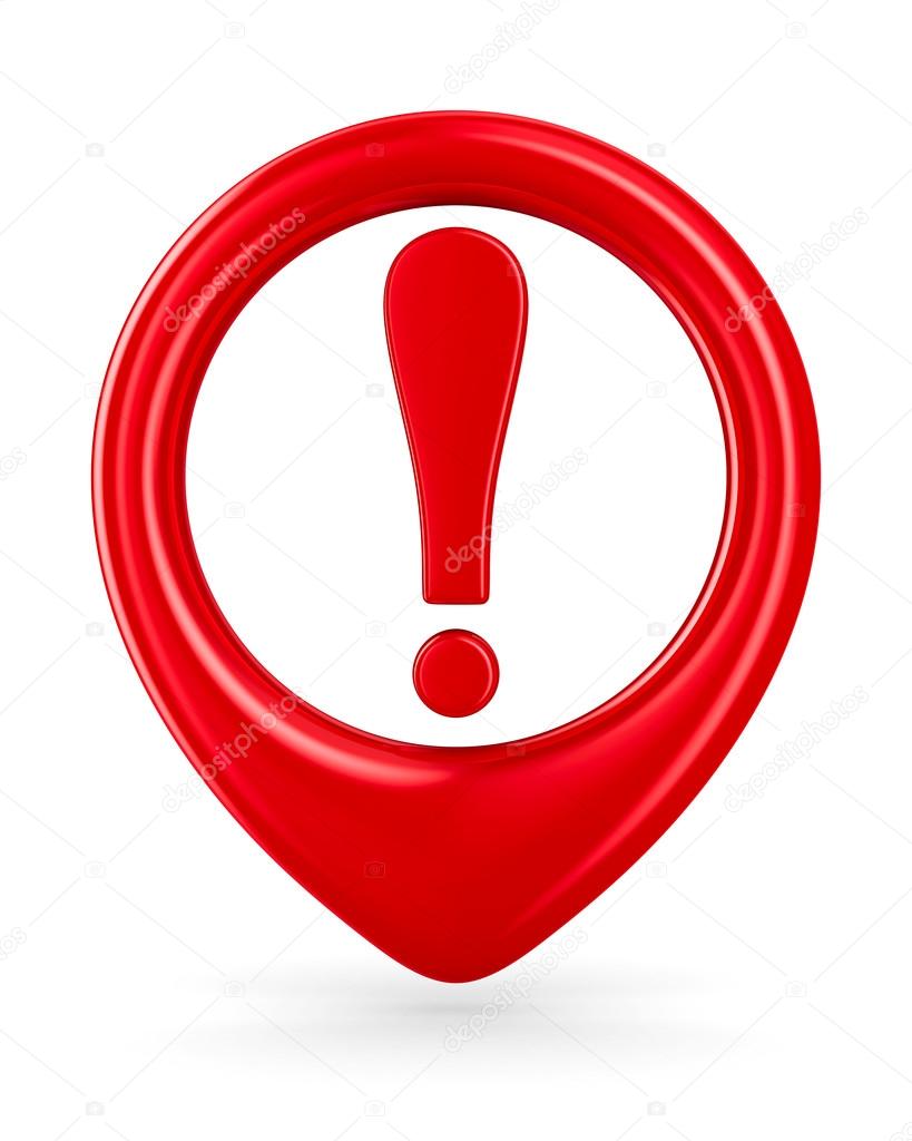 Attention. traffic sign on white background. Isolated 3D image — Stock ...