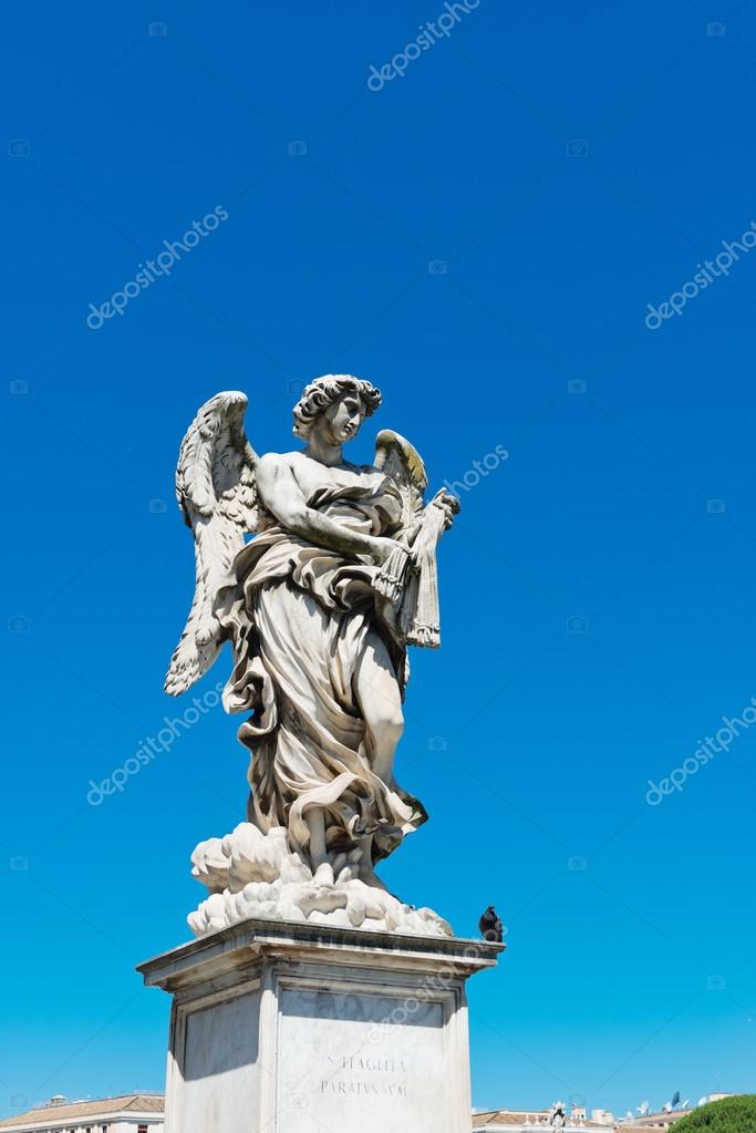 Angel sculpture from St Angelo bridge Stock Photo by ©valphoto 52862171
