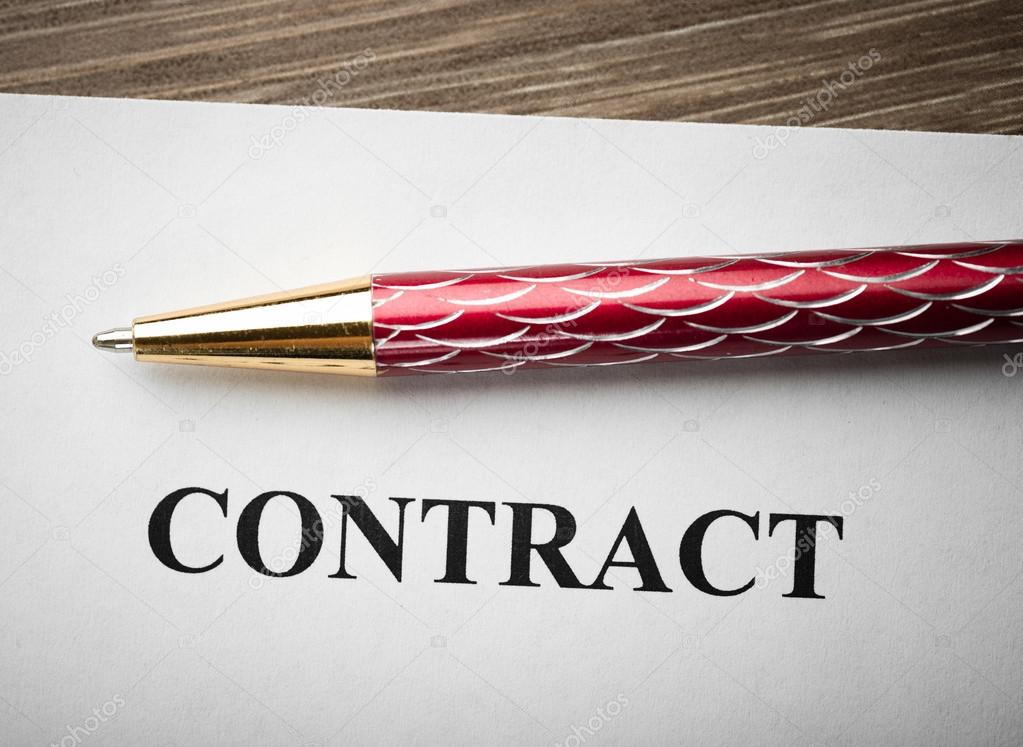 Pen on contract paper — Stock Photo © valphoto #57723465