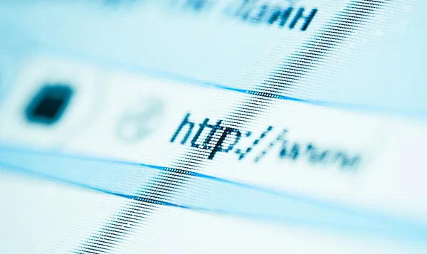 Internet address on screen - Stock Image - Everypixel